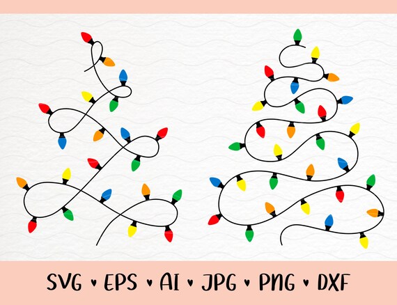 Christmas Tree SVG Vector EPS DXF Files for Cricut | Etsy
