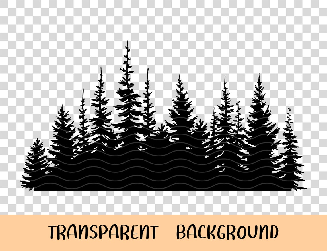 Forest SVG Vector EPS DXF Ai Png Files for Cricut - Etsy