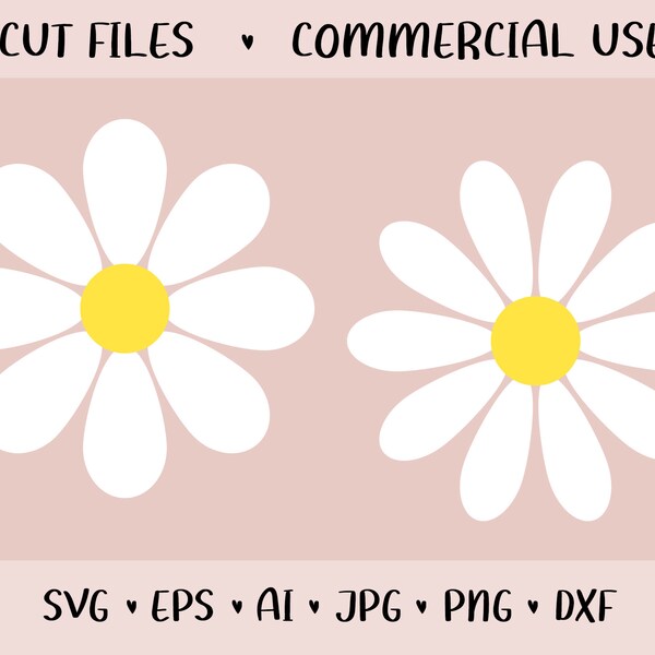 Daisy Svg - Etsy