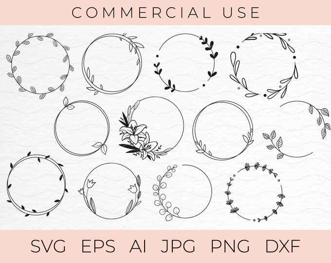 Paquete SVG de corona / Vector, EPS, DXF / Archivos para Cricut ...