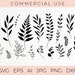 Leaves Svg Bundle Vector EPS DXF Ai Png Files for - Etsy