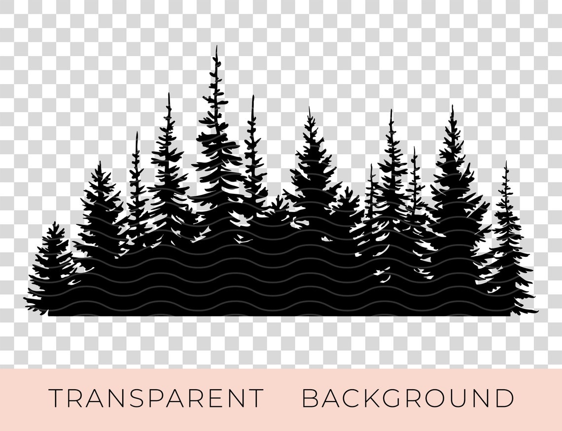 Forest SVG Vector EPS DXF Ai Png Files for Cricut - Etsy