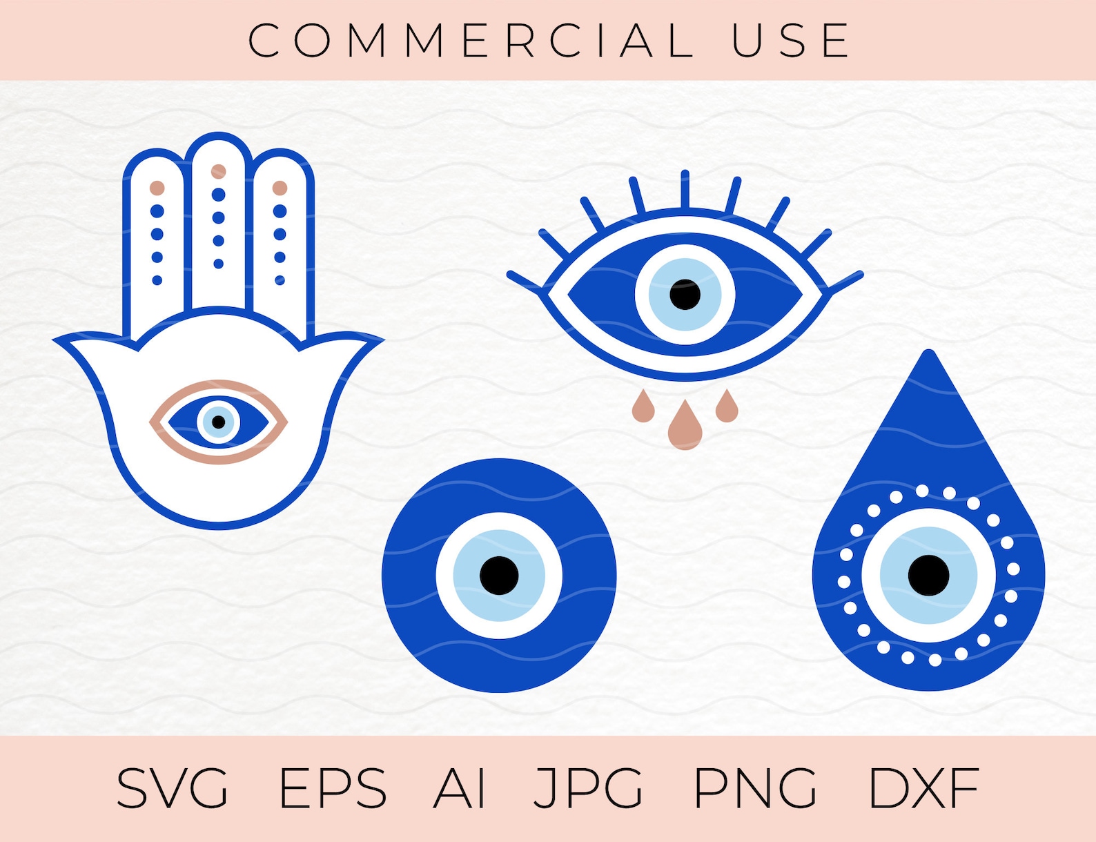 EVIL EYE SVG Bundle Vector Eps Dxf Files for Cricut - Etsy