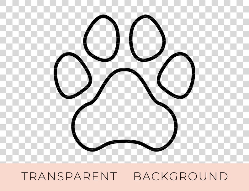Dog Paw SVG Bundle Vector EPS DXF Files for Cricut - Etsy