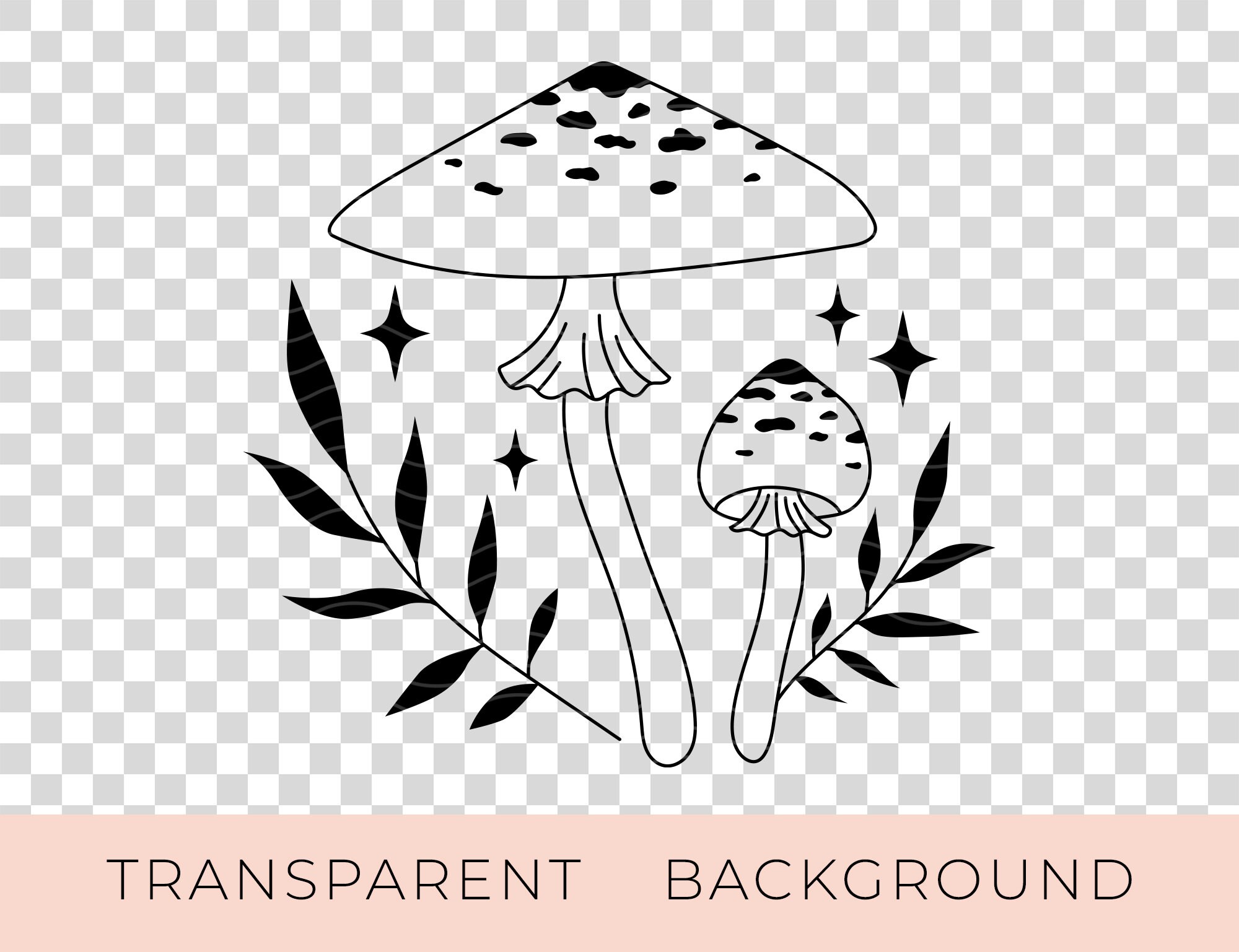 Magic Mushroom SVG Bundle Vector EPS DXF Png Jpg Ai - Etsy