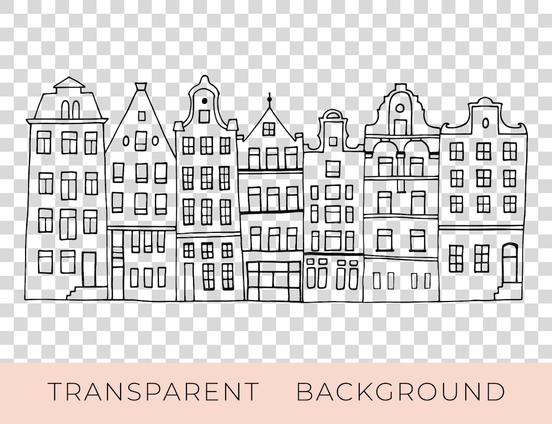 Amsterdam SVG Seamless Pattern Vector EPS DXF Files for - Etsy