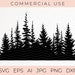 Forest SVG Vector, EPS, DXF, Ai, Png Files for Cricut, Silhouette ...