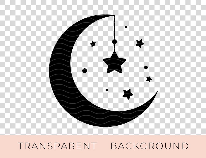 Moon and Stars Svg Files for Cricut / Star / SVG PNG EPS - Etsy