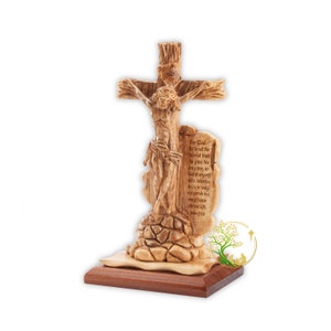 Jesus Statue | Christ on the Cross | Holy Cross Figurine From the Holy ...