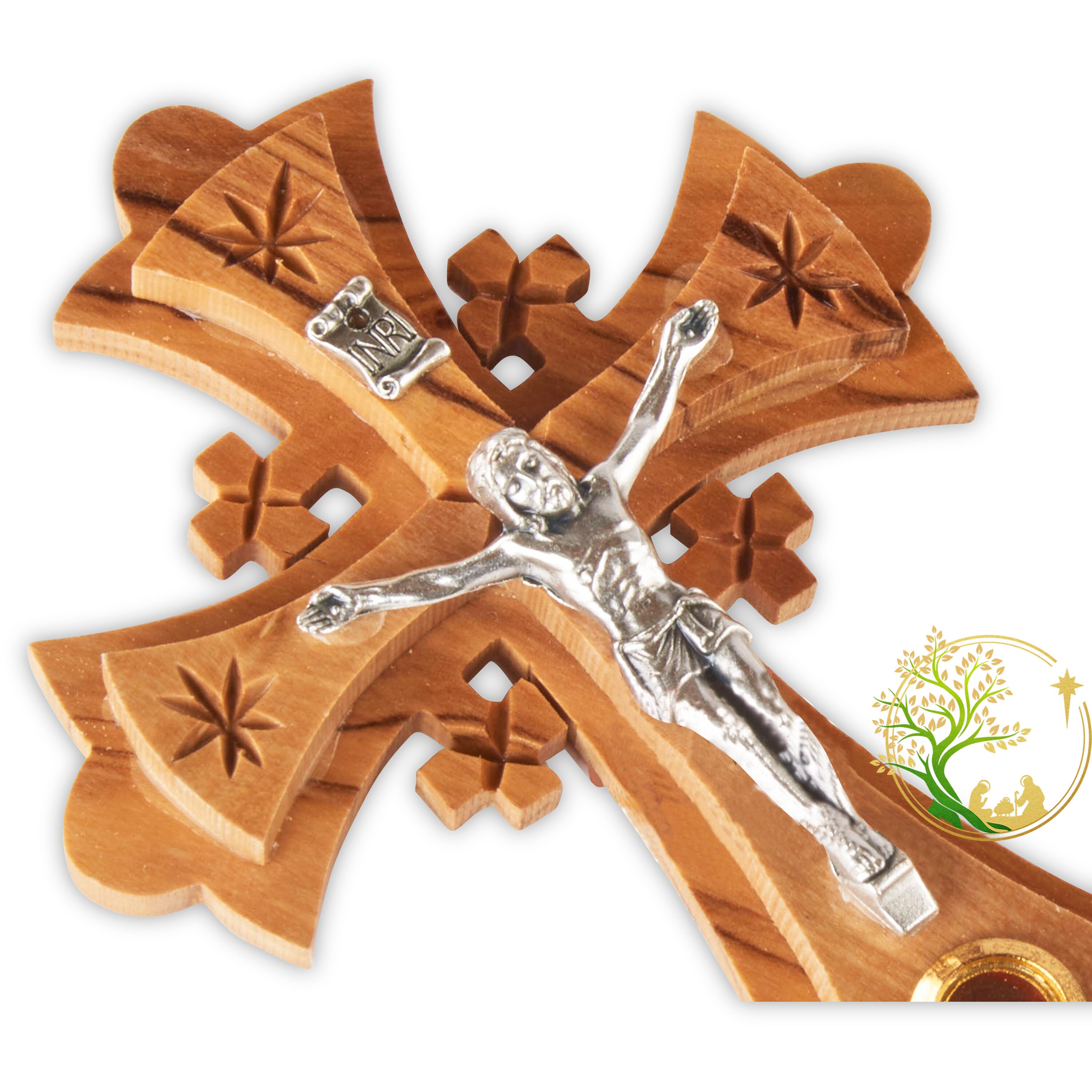 A perfect cross gift comes in 2 styles Plain or with Holy | Etsy