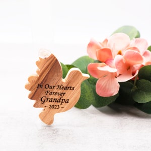 Engraved Custom Dove Christmas Tree Ornament | Personalized Memorial ...