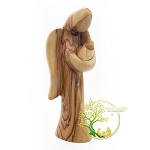 Guardian Angel Holding Baby Statue - Handmade Home Décor Religious ...