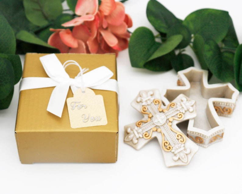 Communion Cross Box: Religious Rosary Keepsake Gift - Etsy