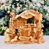 Wall Hanging Nativity Scene Table Top Nativity Scene Sacred Olive Wood ...