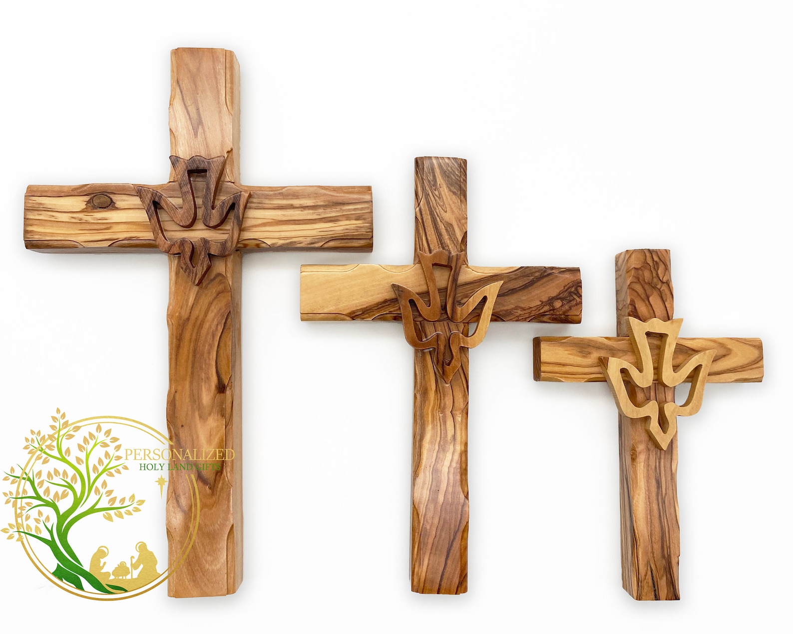 Holy Spirit Wall Cross From the Holy Land Personalized Cross - Etsy