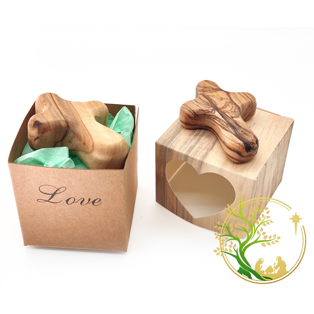 HIS & HERS Comfort Cross Set- Holy Land Comfort Cross | Handheld Cross ...