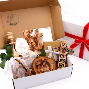 Christmas Gift Basket |personalized Catholic Gift Box |religious Gift ...