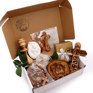 Christmas Gift Basket |personalized Catholic Gift Box |religious Gift ...