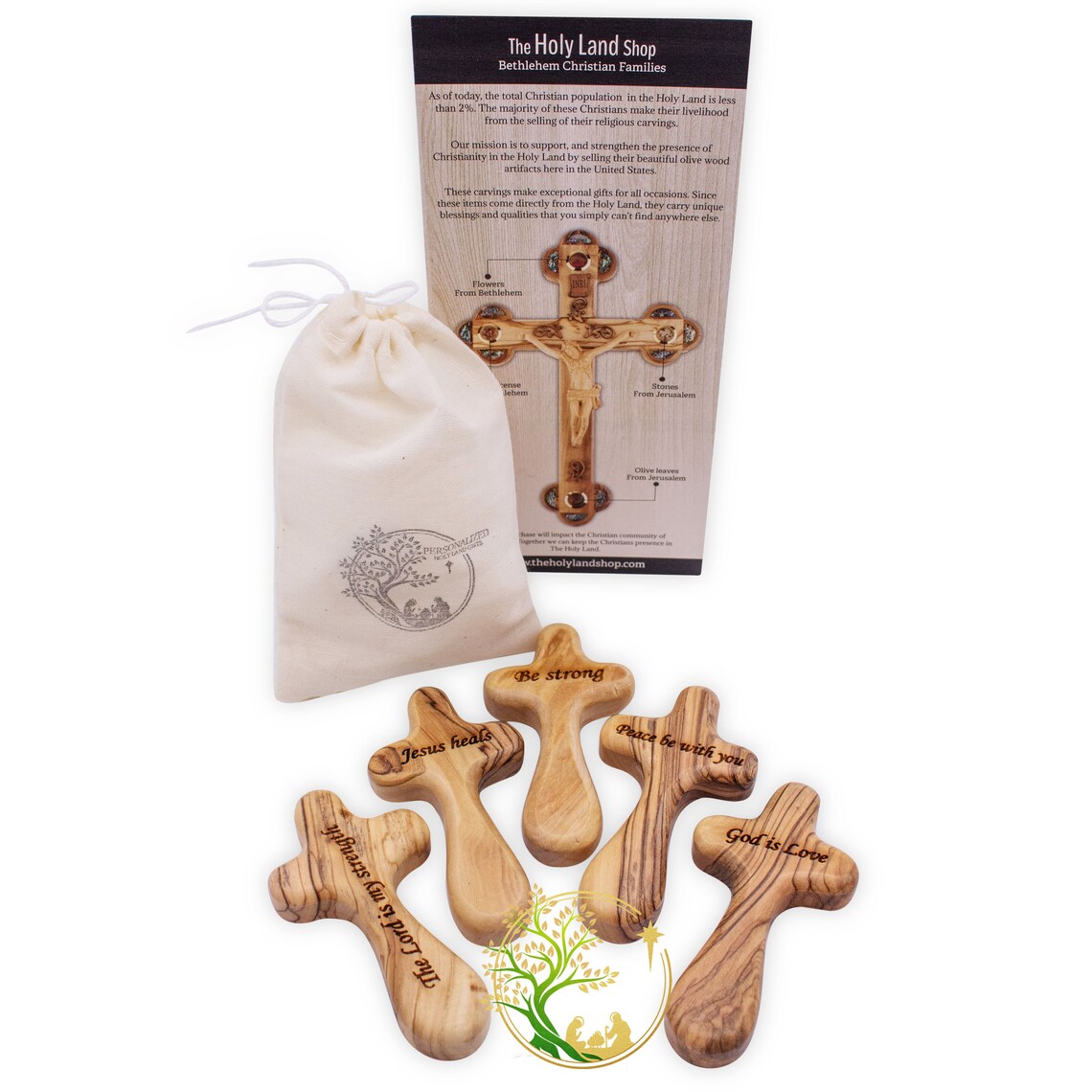Comfort Cross Handheld Cross for Praying Olive Wood - Etsy