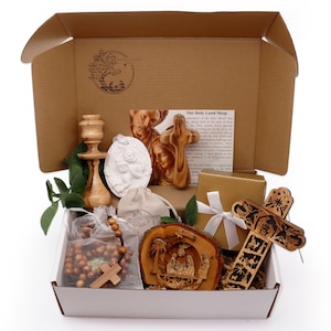 Christmas Gift Basket |personalized Catholic Gift Box |religious Gift ...