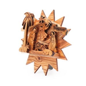Wall Hanging Nativity Scene - Table Top Nativity Scene - Sacred Olive ...