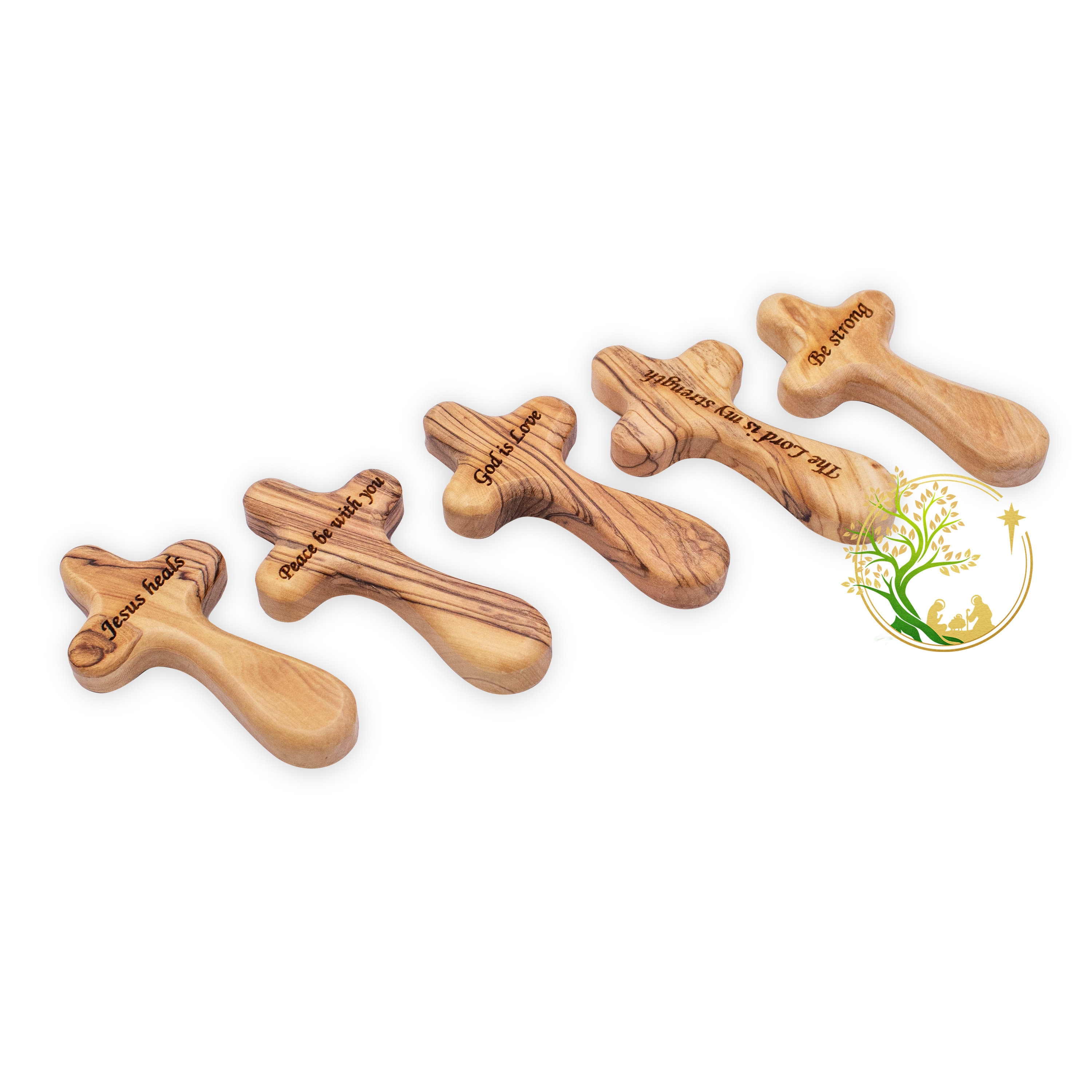 Comfort Cross Handheld Cross for Praying Olive Wood - Etsy