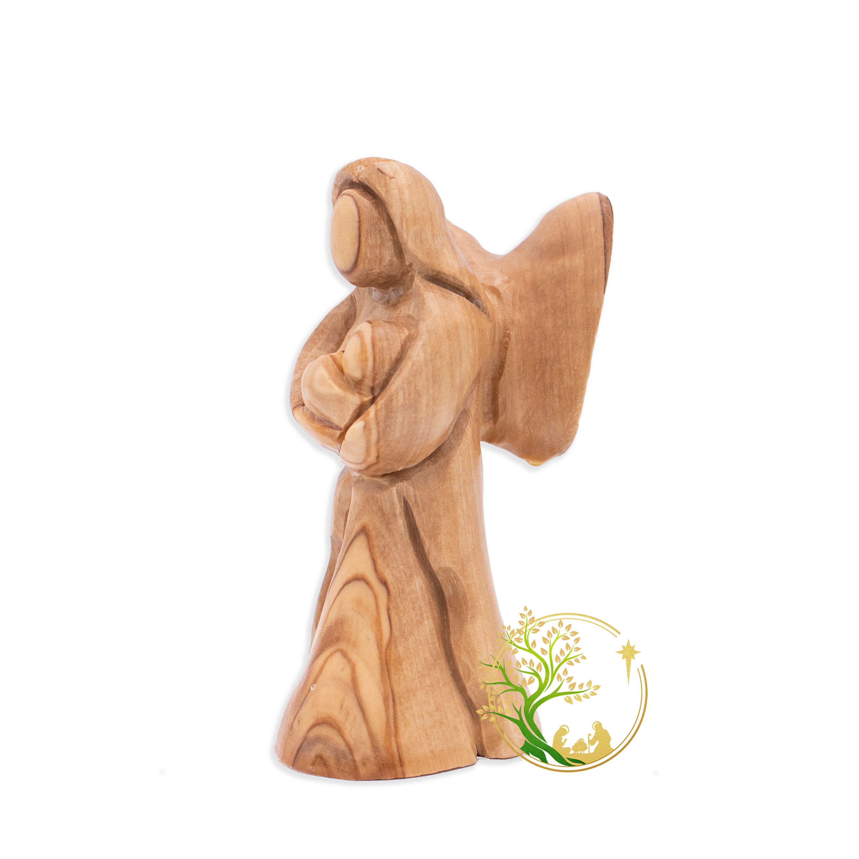 Mini Guardian Angel Holding Baby Statue Religious Angel - Etsy