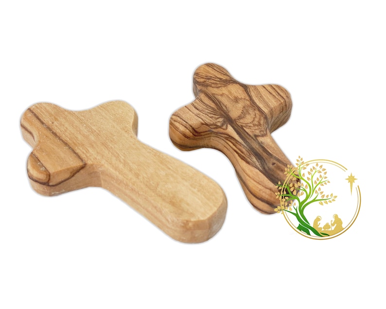 HIS & HERS Comfort Cross Set Holy Land Comfort Cross - Etsy