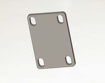 Weld-on Caster Plates Set of Four - Etsy