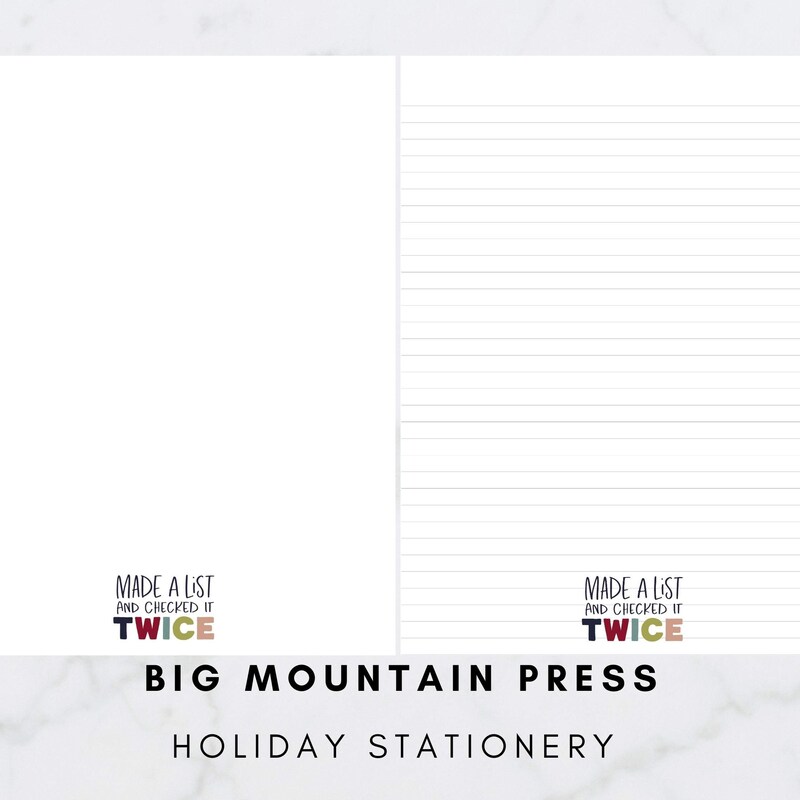 Checked Twice List - Etsy