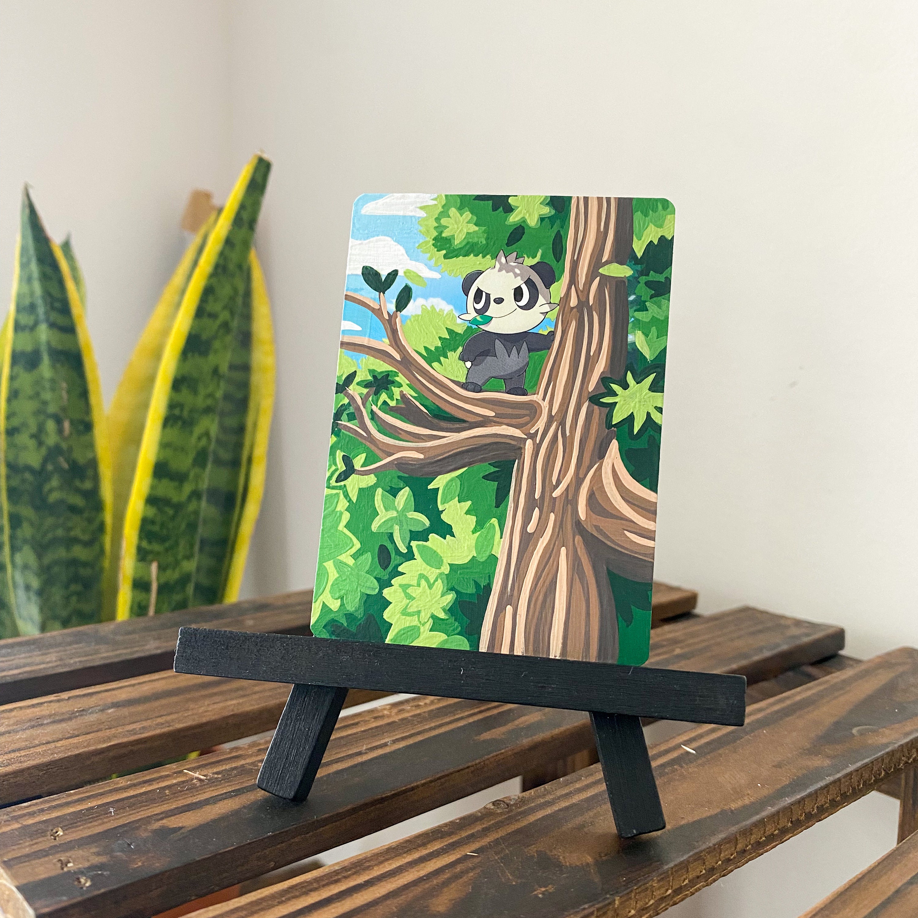 Pancham Full Art Card Pokemon Fan Art Anime Art Gifts for Nerds Pocket ...