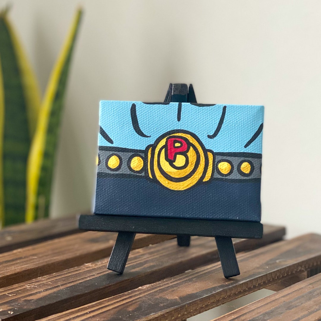 Machamp's Belt Mini Painting Pokemon Fan Art Anime Art Gifts for Nerds ...