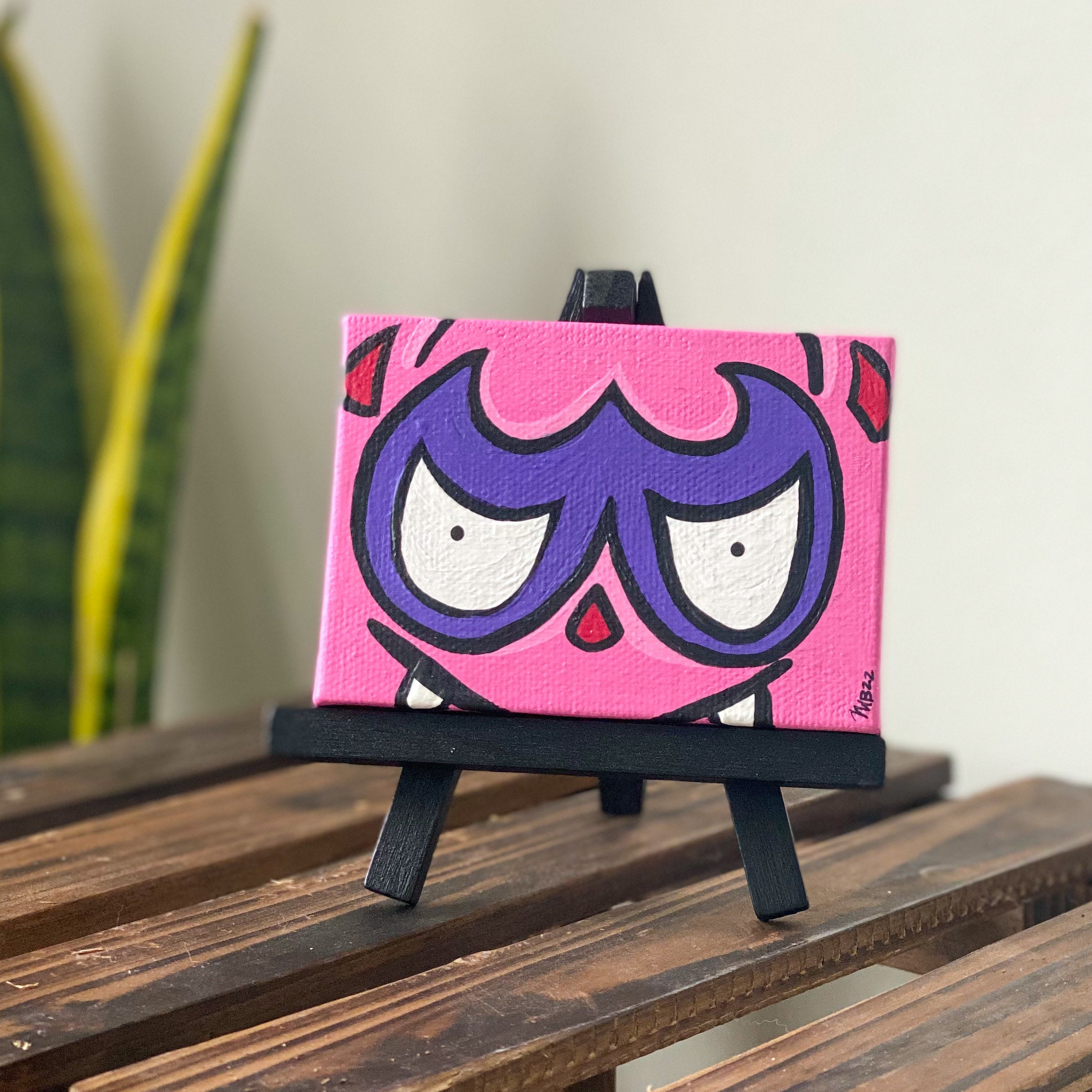 Impidimp Mini Painting Pokemon Fan Art Anime Art Gifts for Nerds Pocket ...