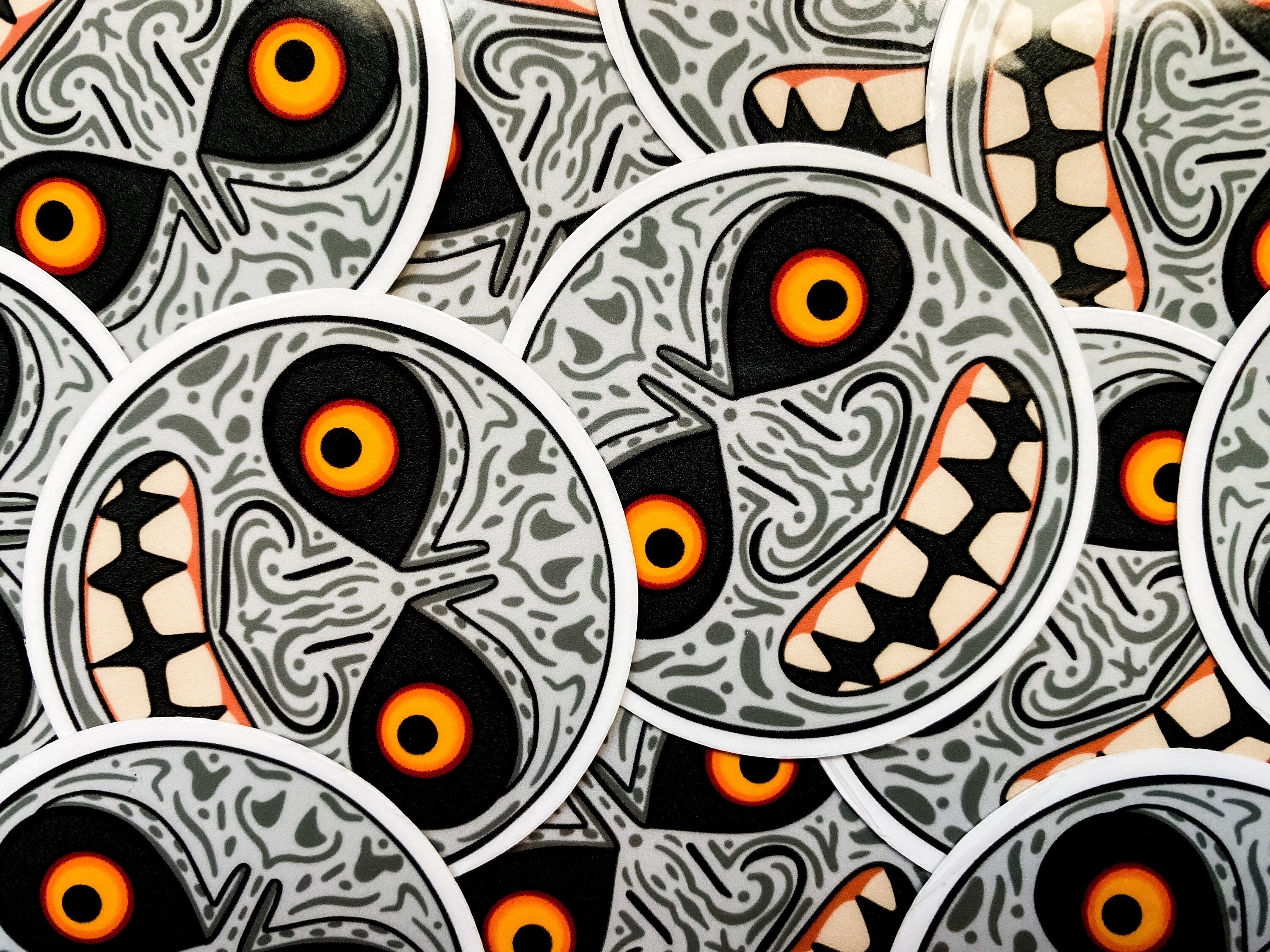 Zelda Stickers Link Sticker Majoras Mask Nintendo Nerd Water Resistant ...