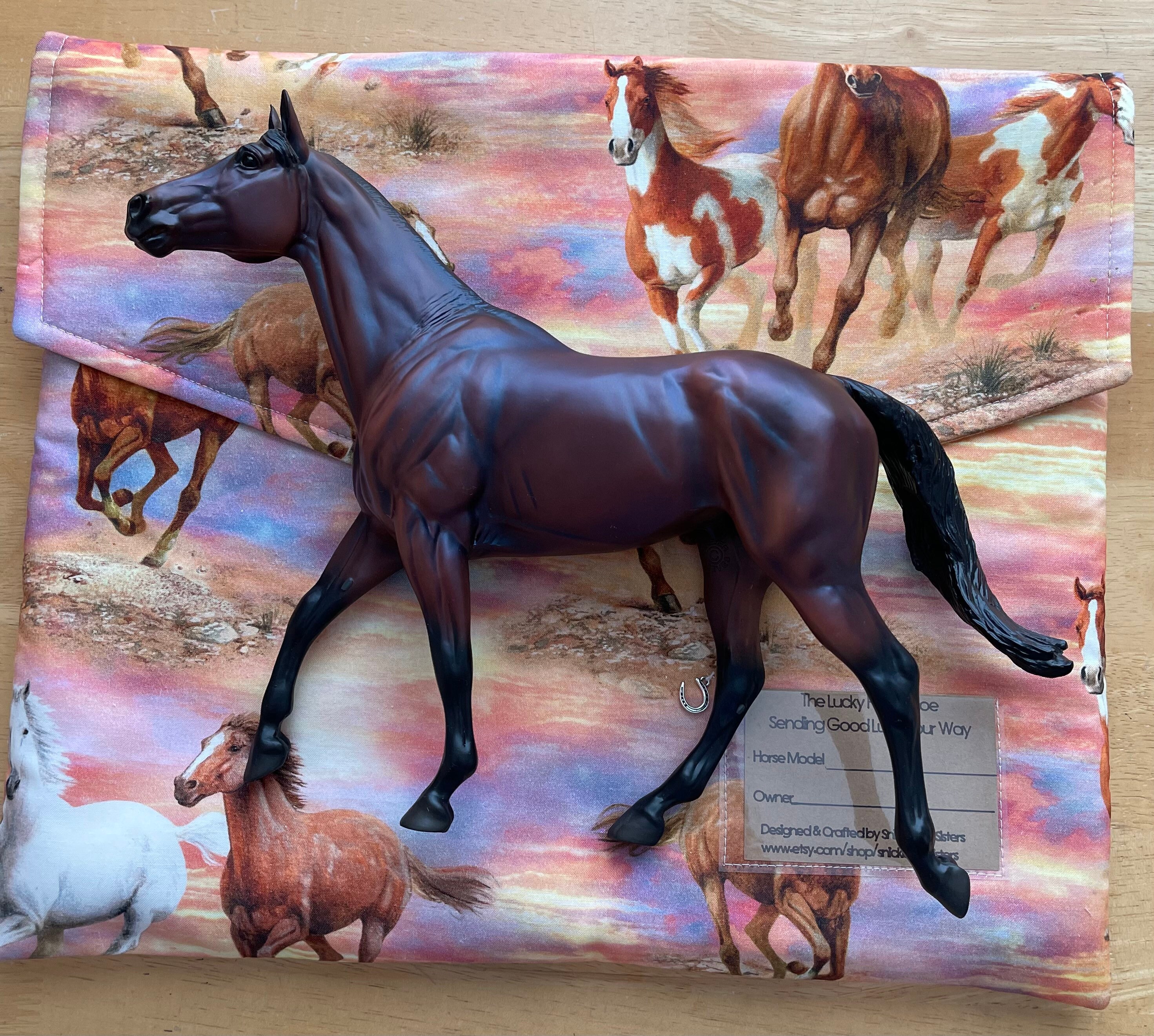 Handcrafted Model Horse Premium Padded Storage Pouch - Etsy