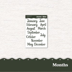Plum Paper Monthly Sticker Kit for 8x11 7x9 A5 Planners - Kit 232 ...