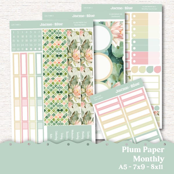 Plum Paper Planner - Etsy