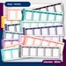 Steps Weekly Tracker Planner Stickers Fitness Tracking Plum Paper ...