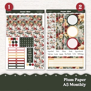 Plum Paper Monthly Sticker Kit for 8x11 7x9 A5 Planners - Kit 232 ...