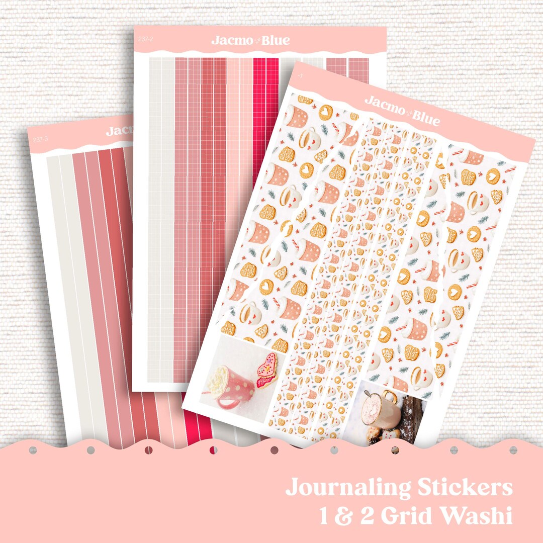 Thin Washi & Minimal Basics for Journaling 3.9mm Washi Notebook ...