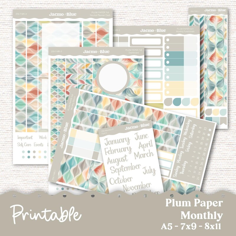 Plum Paper Printables - Etsy