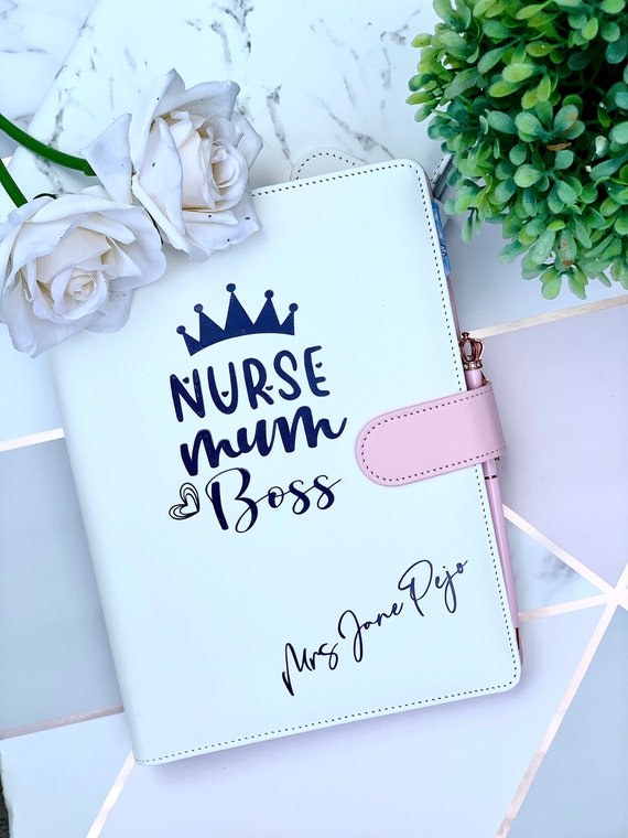 Filofax Style A5 Planner Personalised Organiser Journal PU - Etsy UK