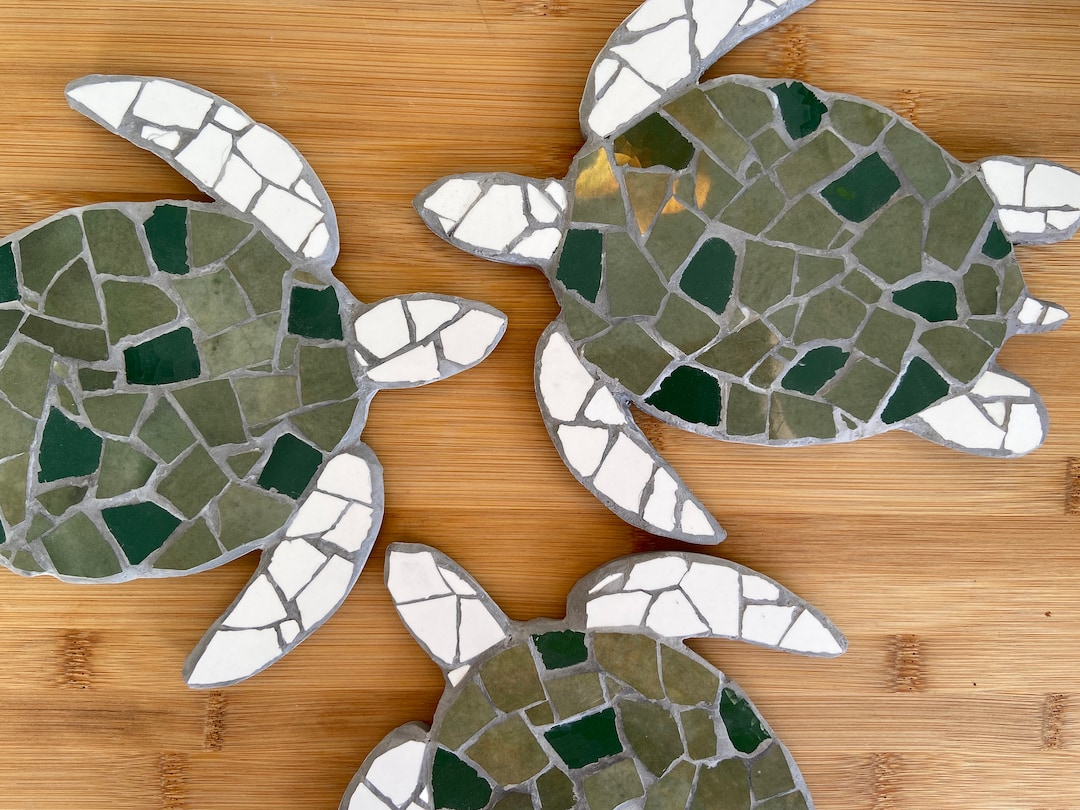 Turtle Mosaic - Etsy