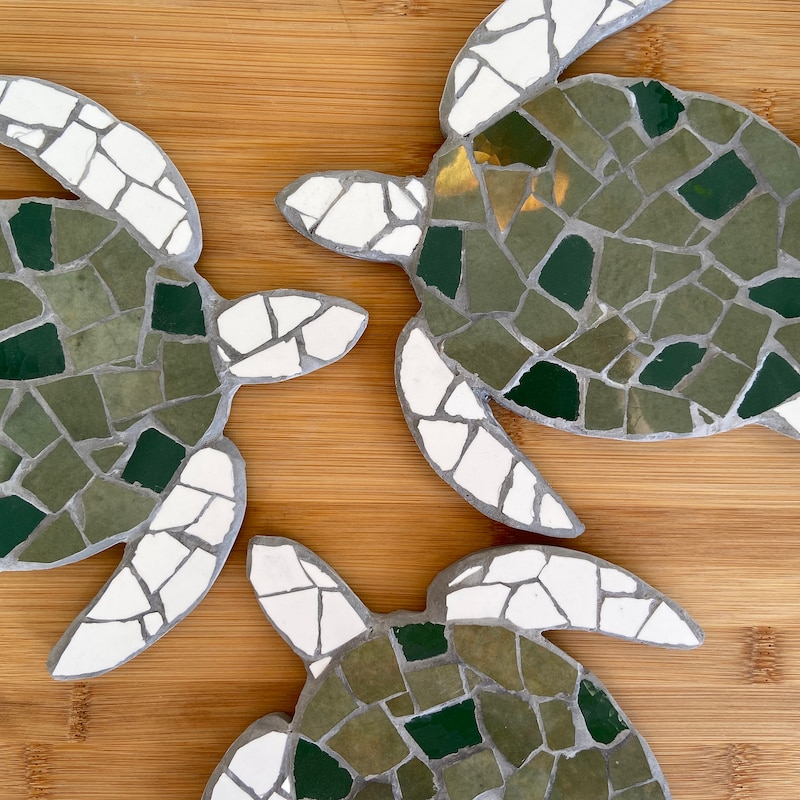 Turtle Mosaic - Etsy