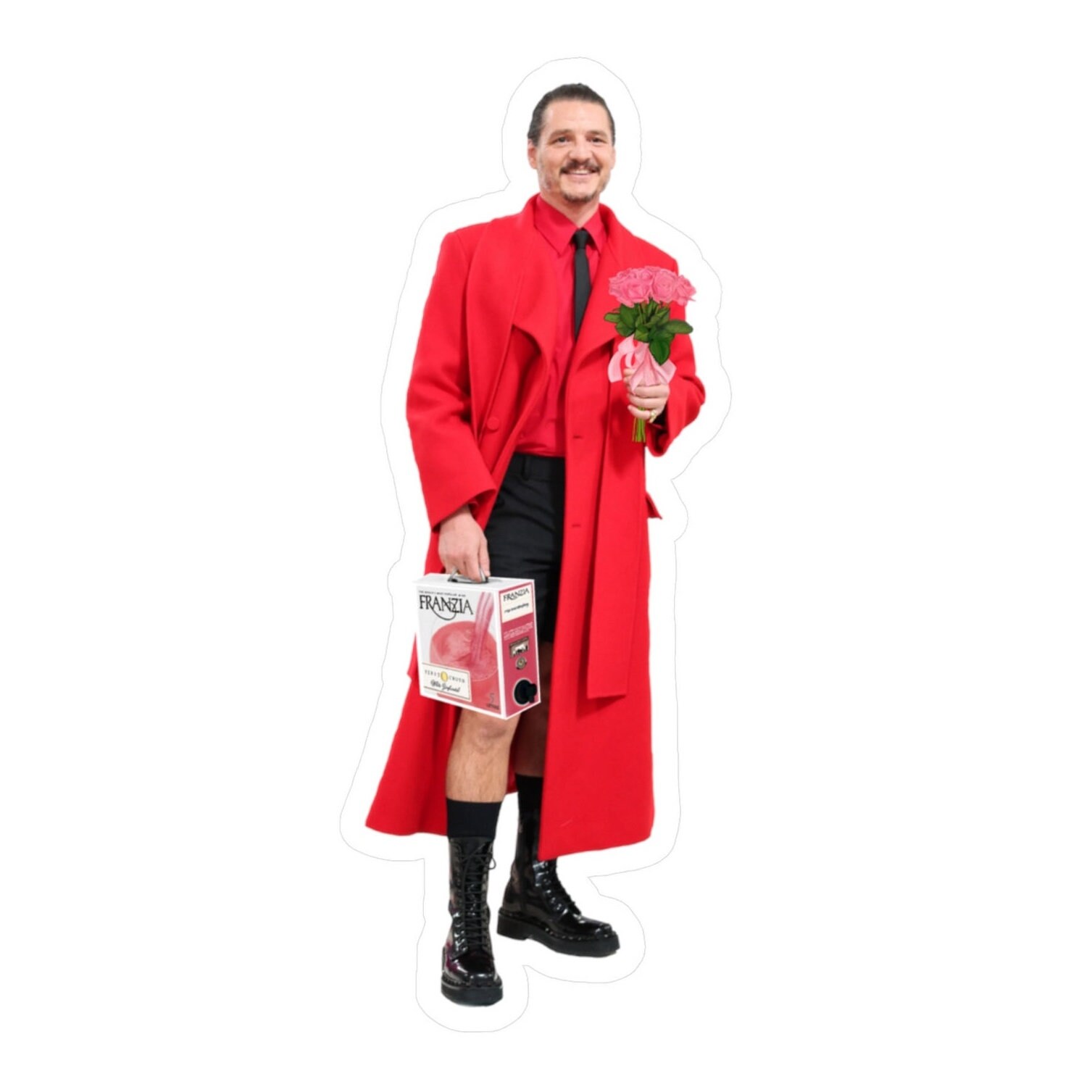 Pedro Pascal Valentines Day : Kiss-cut Vinyl Decals - Etsy