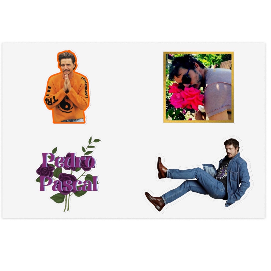 The Lovely Pedro Pascal 4 Stickers - Etsy