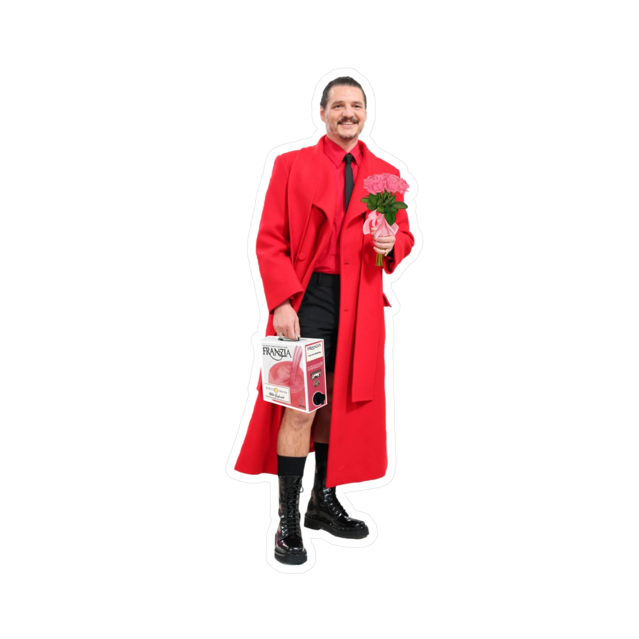 Pedro Pascal Valentines Day : Kiss-cut Vinyl Decals - Etsy