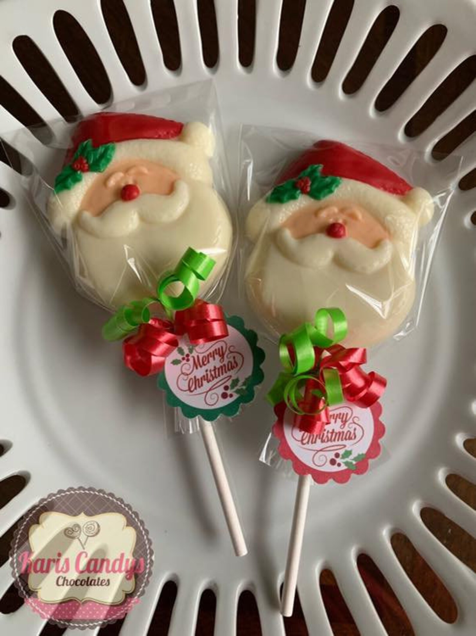 Christmas Chocolate Lollipop - Etsy
