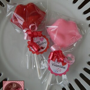 Valentines Day Chocolate Lollipop - Etsy