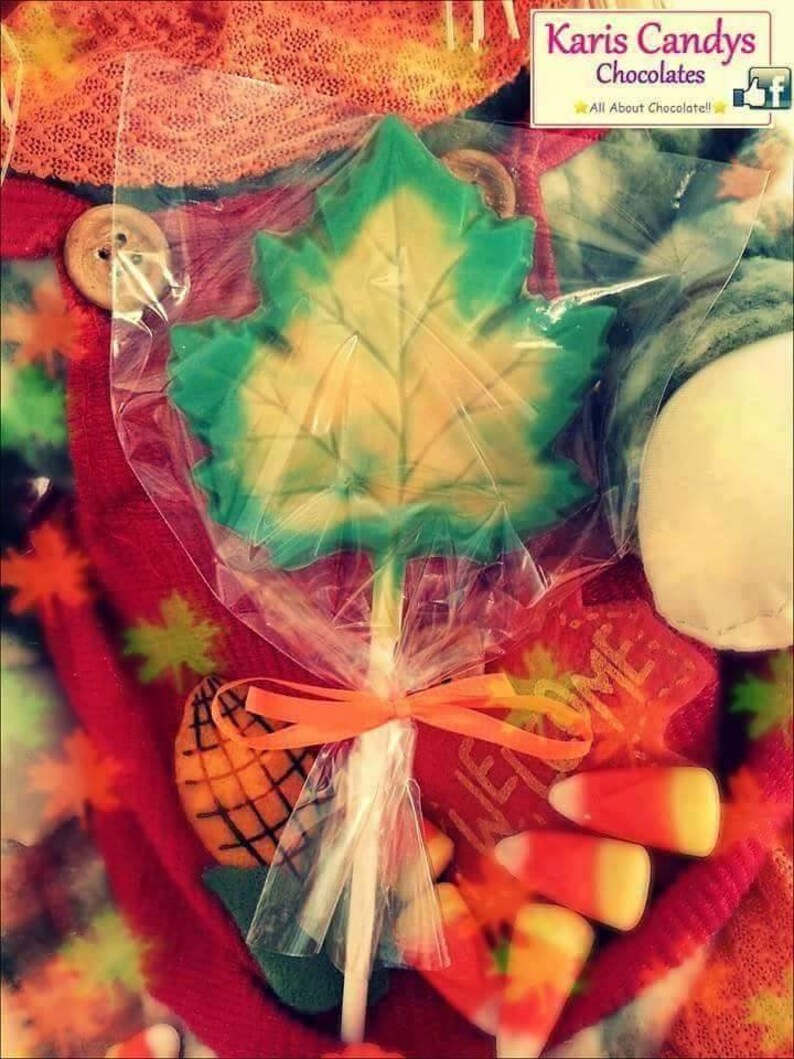 Fall/thanksgiving Chocolate Lollipops - Etsy